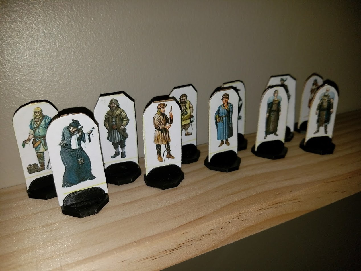 🎲 Hex Base for Card-stock Miniatures・Free STL File for ・Cults