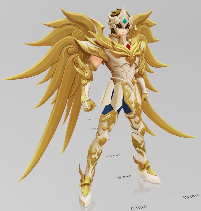 Free STL file Saint Seiya Awakening - Lion Divine Armor 🦁 ・3D printable ...