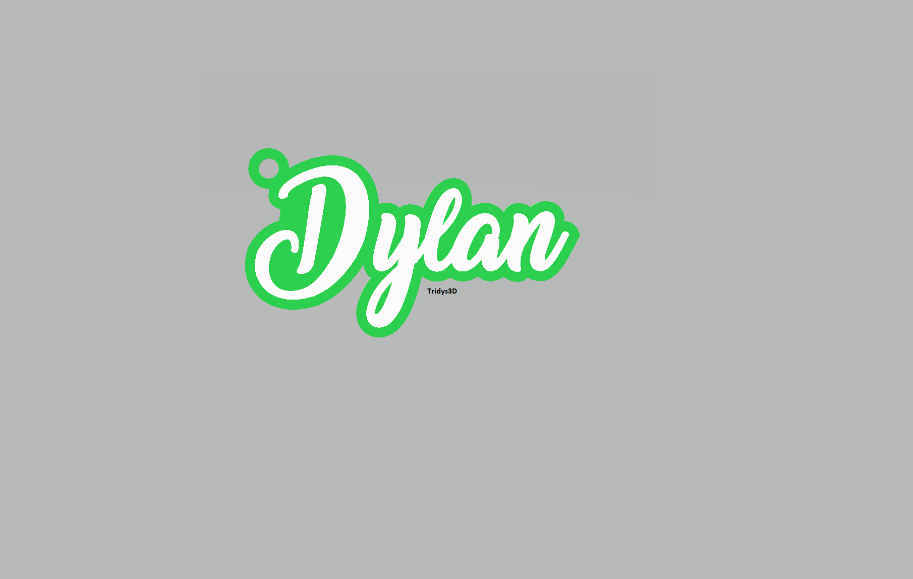 STL file Keychain Dylan - Llavero Dylan 🗝️ ・3D printing design to ...