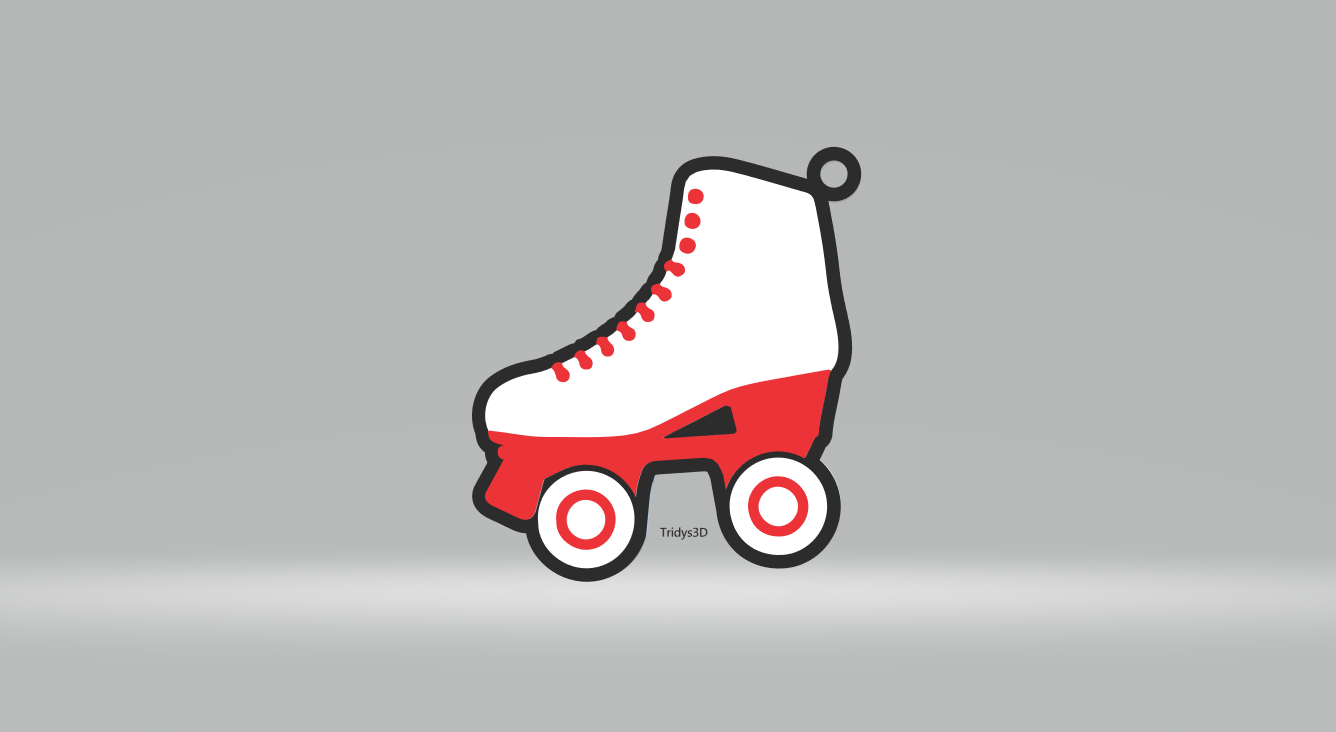 🗝️ Figure skating keychain - skates keychain・Archivo STL para ・Cults