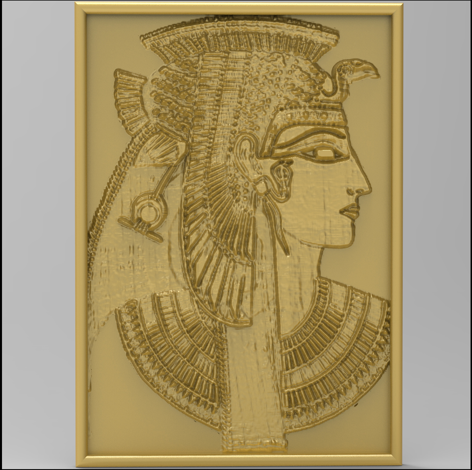 Бесплатный STL файл Queen nitocris STL Reliefs for CNC machines 👸 ・3D ...