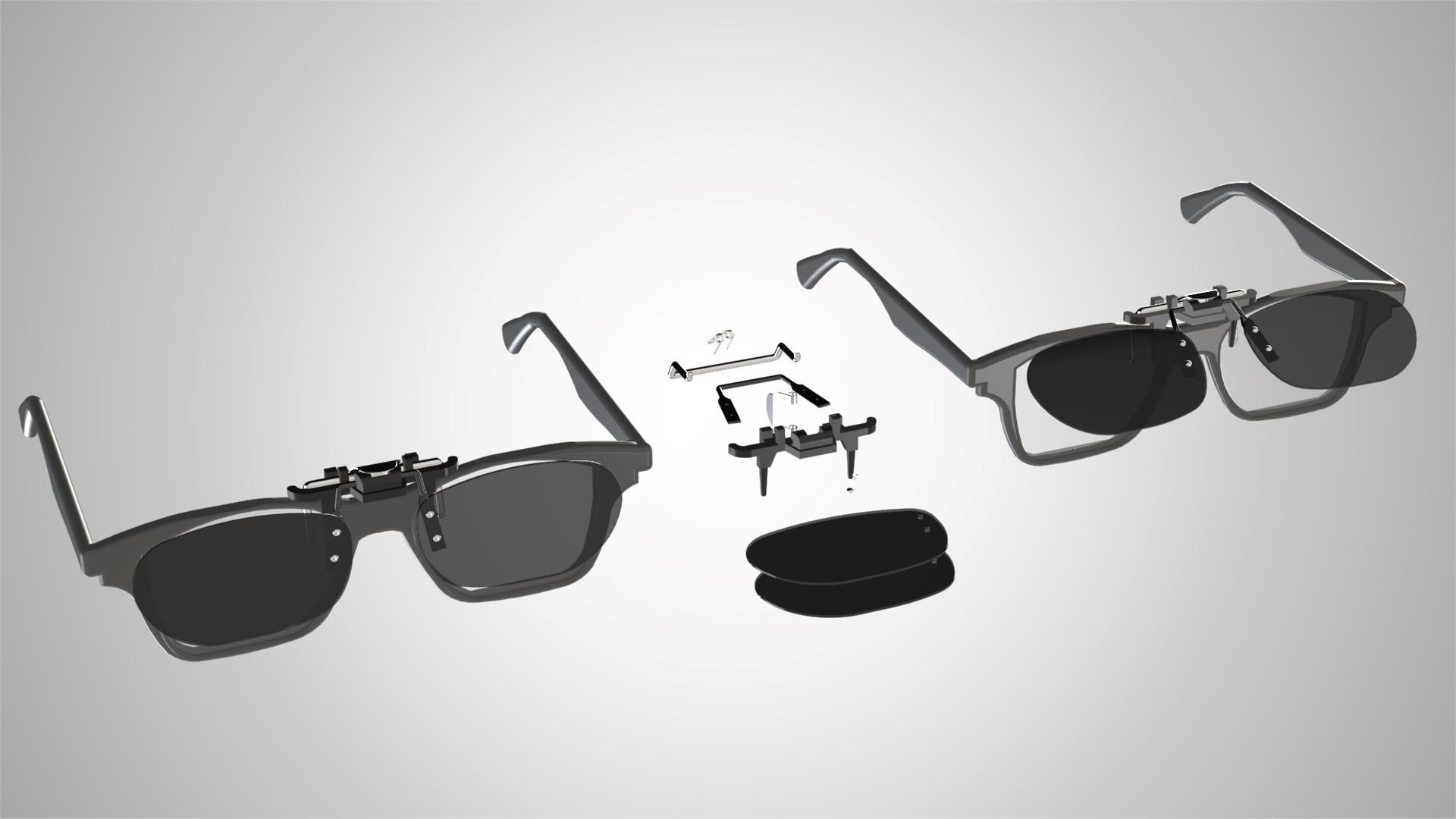 Free STL file frameless sunglasses 🕶️ ・3D printable object to download ...