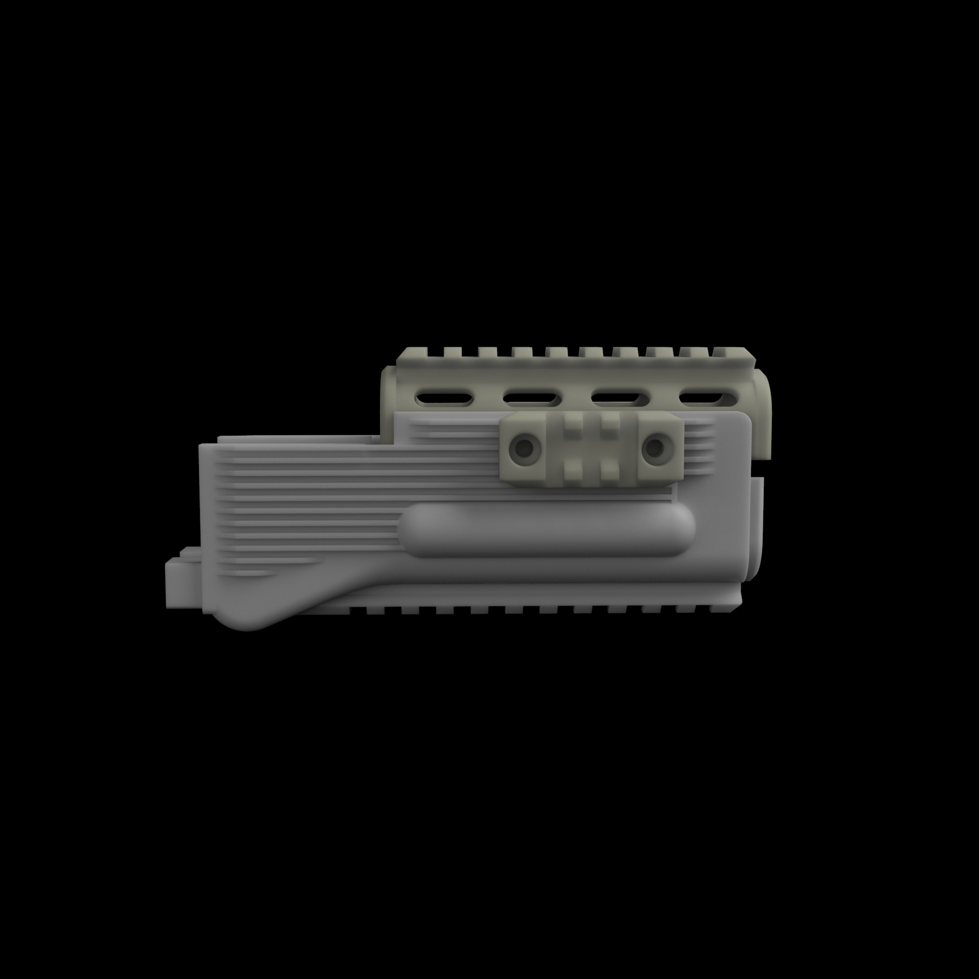 免费 STL 文件 AIRSOFT AK 200 handguard 🔫 ・可下载 3D 打印模型・Cults