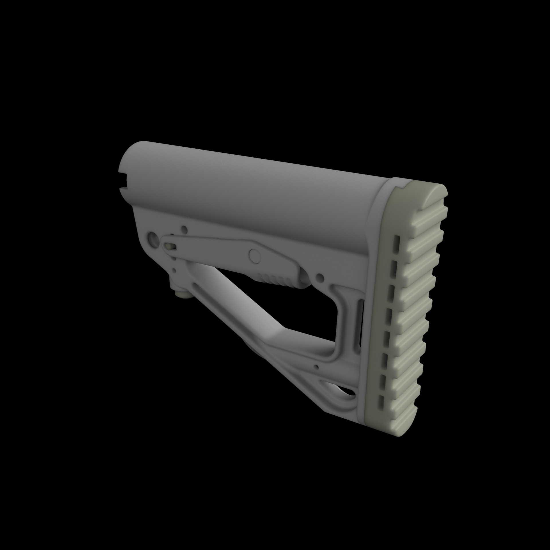 🔫 AIRSOFT AK 12 Stock・Free STL File for ・Cults