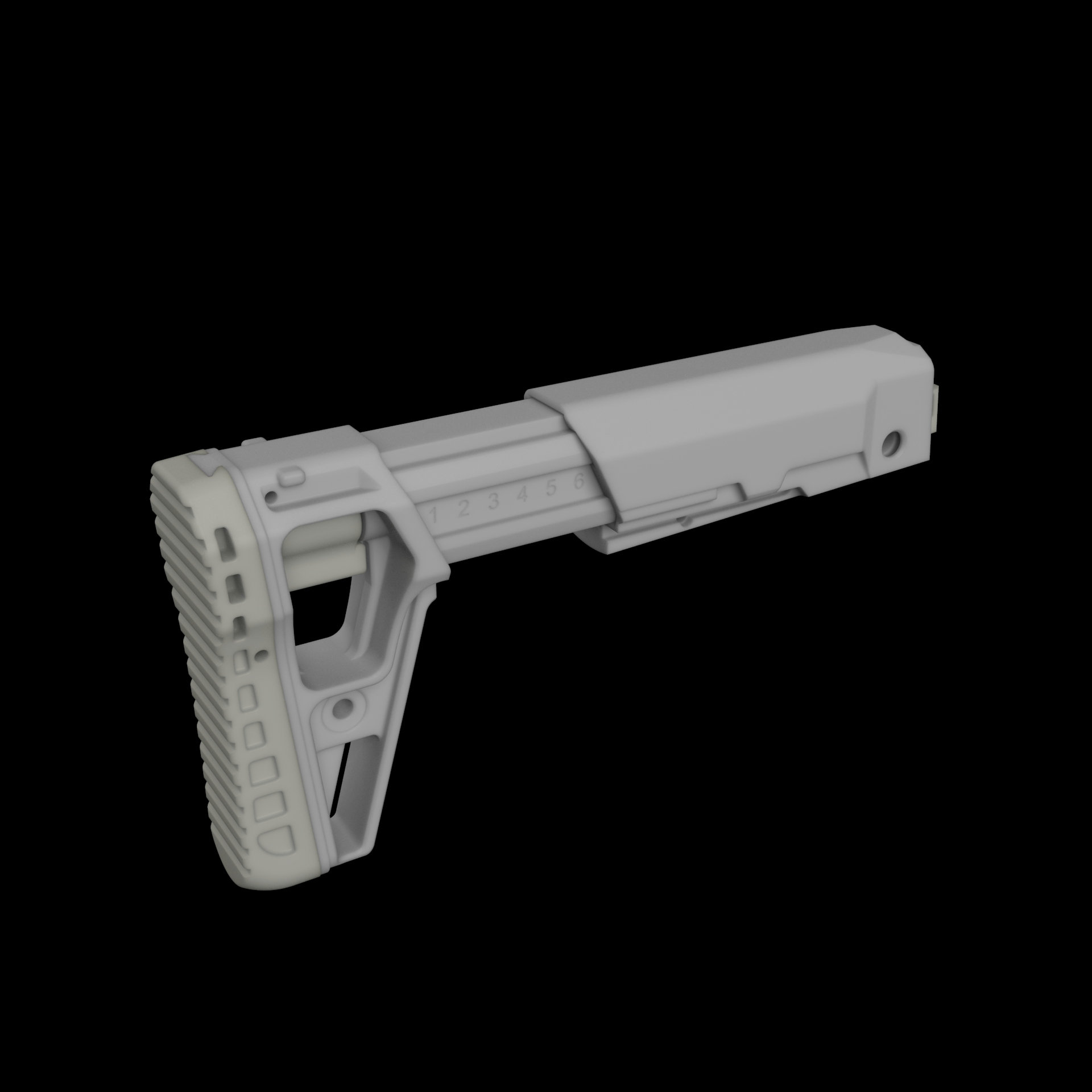 🔫 Airsoft AK 19 Stock・ STL File for 3D printing・Cults