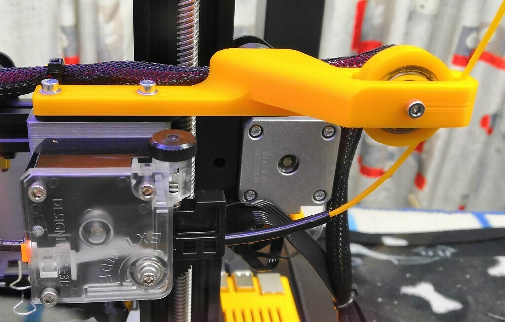 Archivo 3D gratis Ender 3 E3D extrusor de titanio desviador de filamento 🧞‍♂️ ・Plan de impresión ...