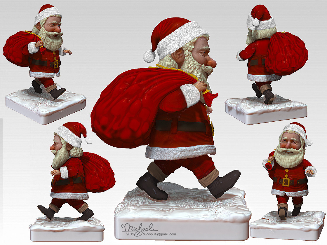 🎅 Santa Claus・ 3D File for ・Cults