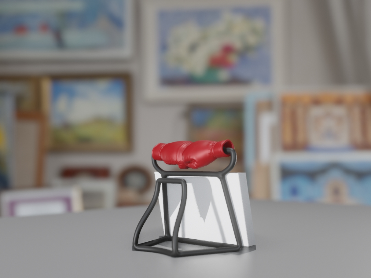 STL file Shop card shelf - Boxing 🥊・3D printing design to download・Cults