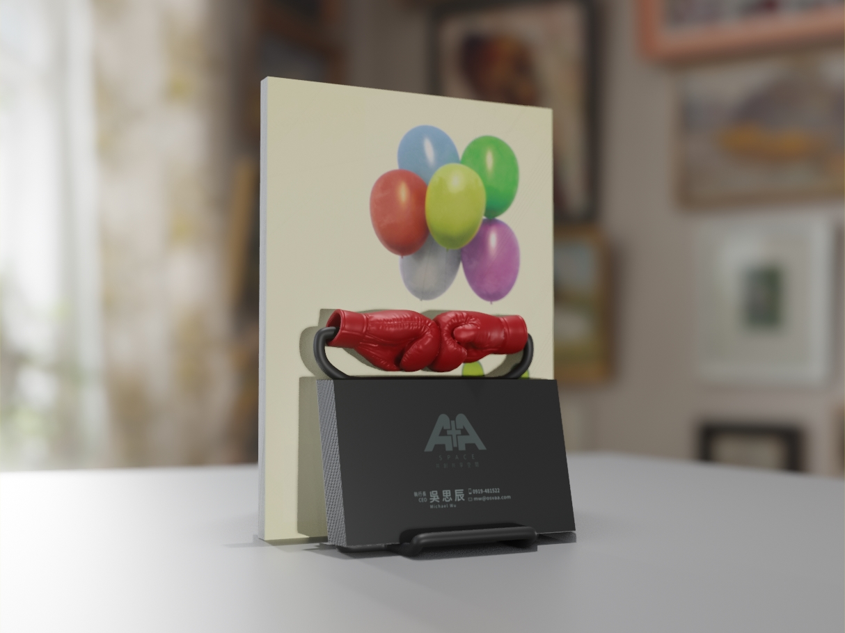 STL file Shop card shelf - Boxing 🥊・3D printing design to download・Cults