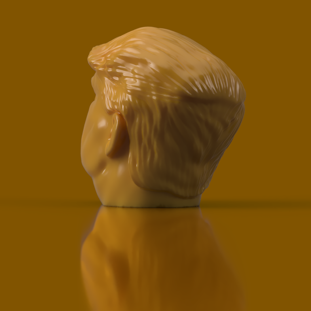 👤 Donald Trump・Free STL File for ・Cults