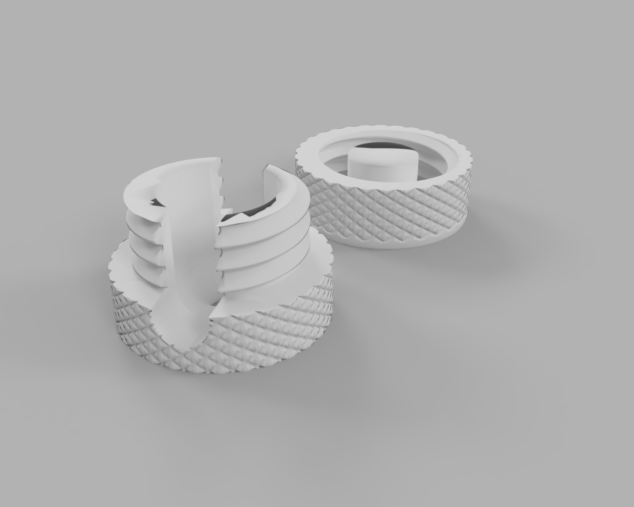 🔌 Knurled Cable Bracket・ STL File for 3D printing・Cults