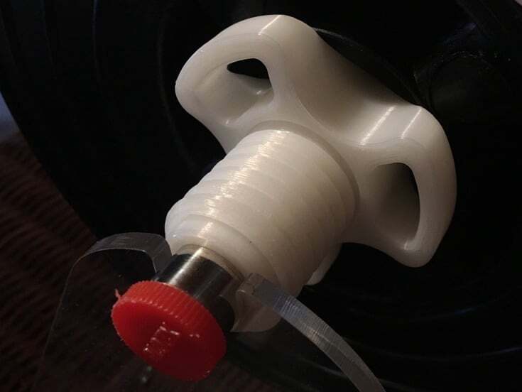 Eje portacarrete de filamento (117 mm - Compatible con Anycubic i3 Mega ...