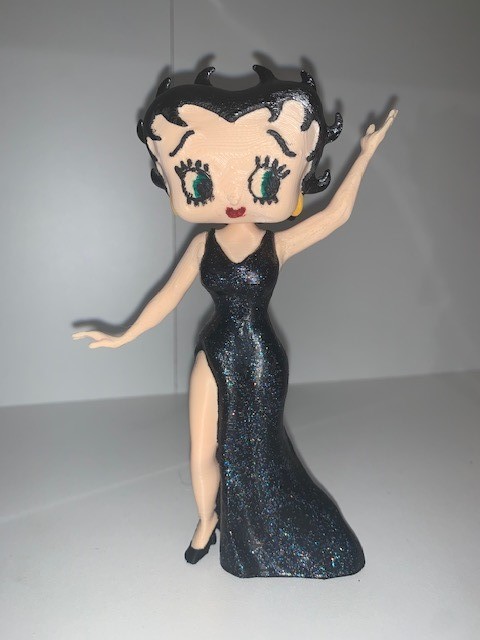 BETTY BOOP GLAM imprimé en 3D・Cults
