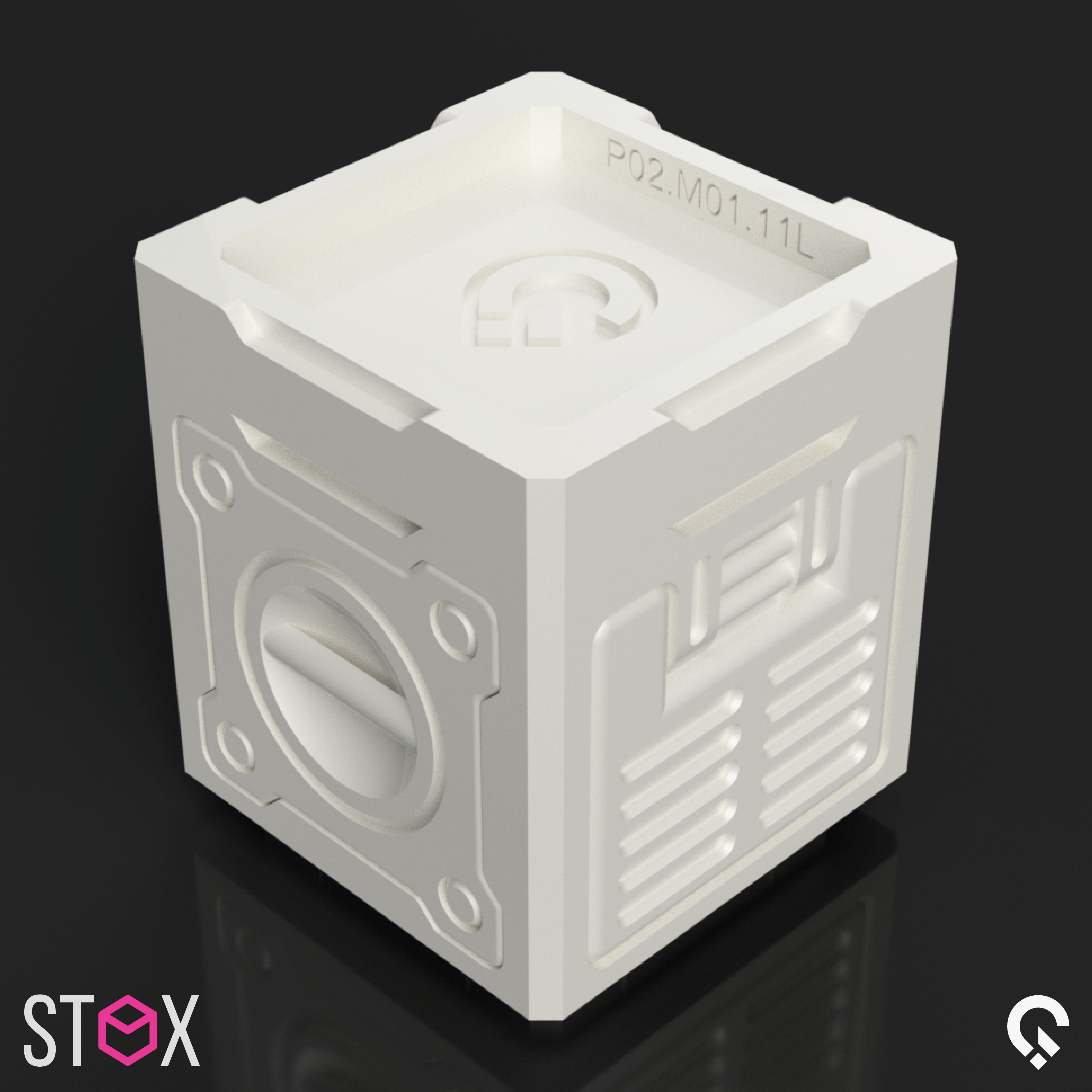 STL file Sci-fi Stackable Box - STOX Series 2 📦 ・3D print design to ...
