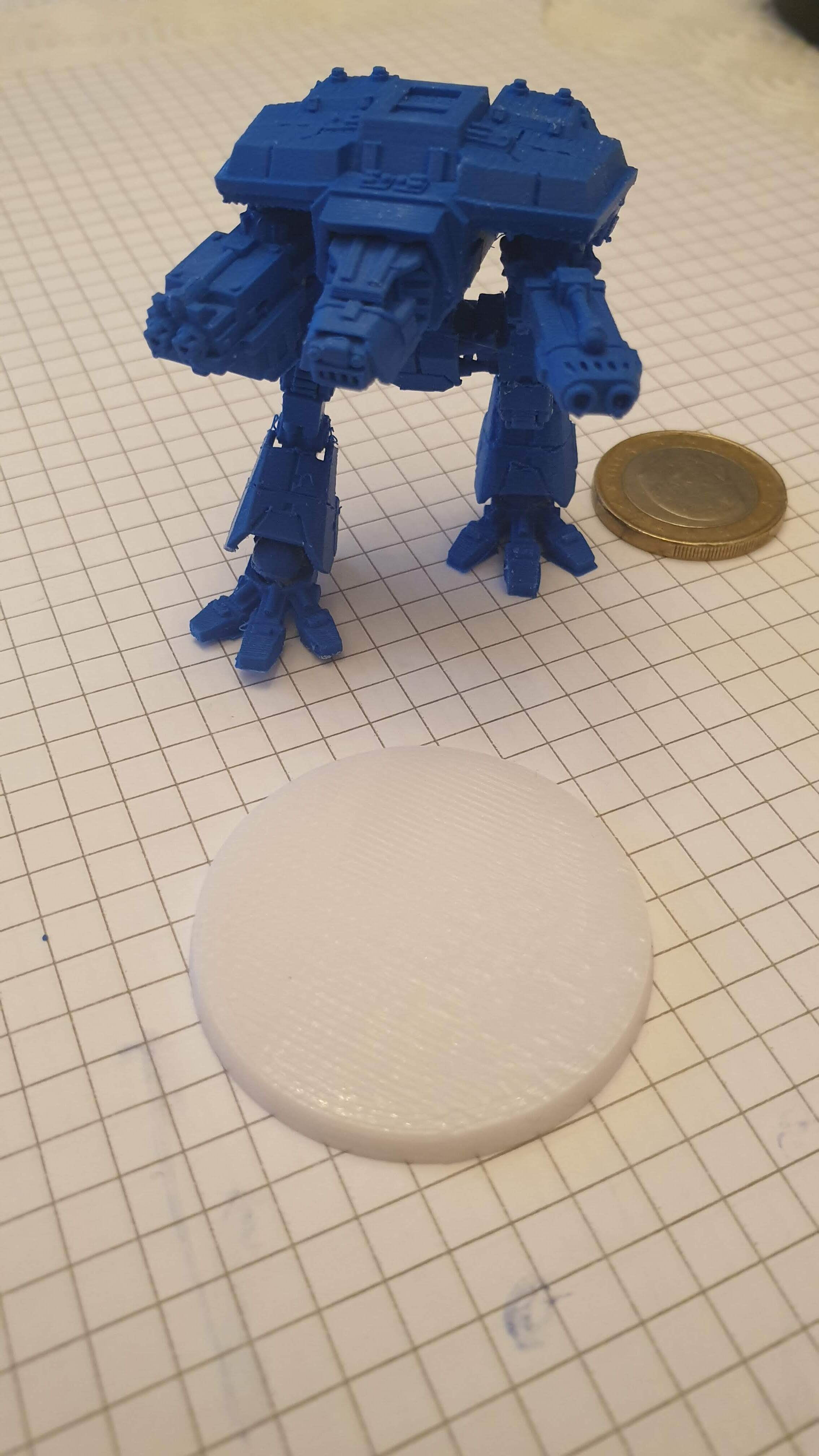 🎲 1/4" Scale Battlefox Warstrider for Human Armies・3D Print・Cults