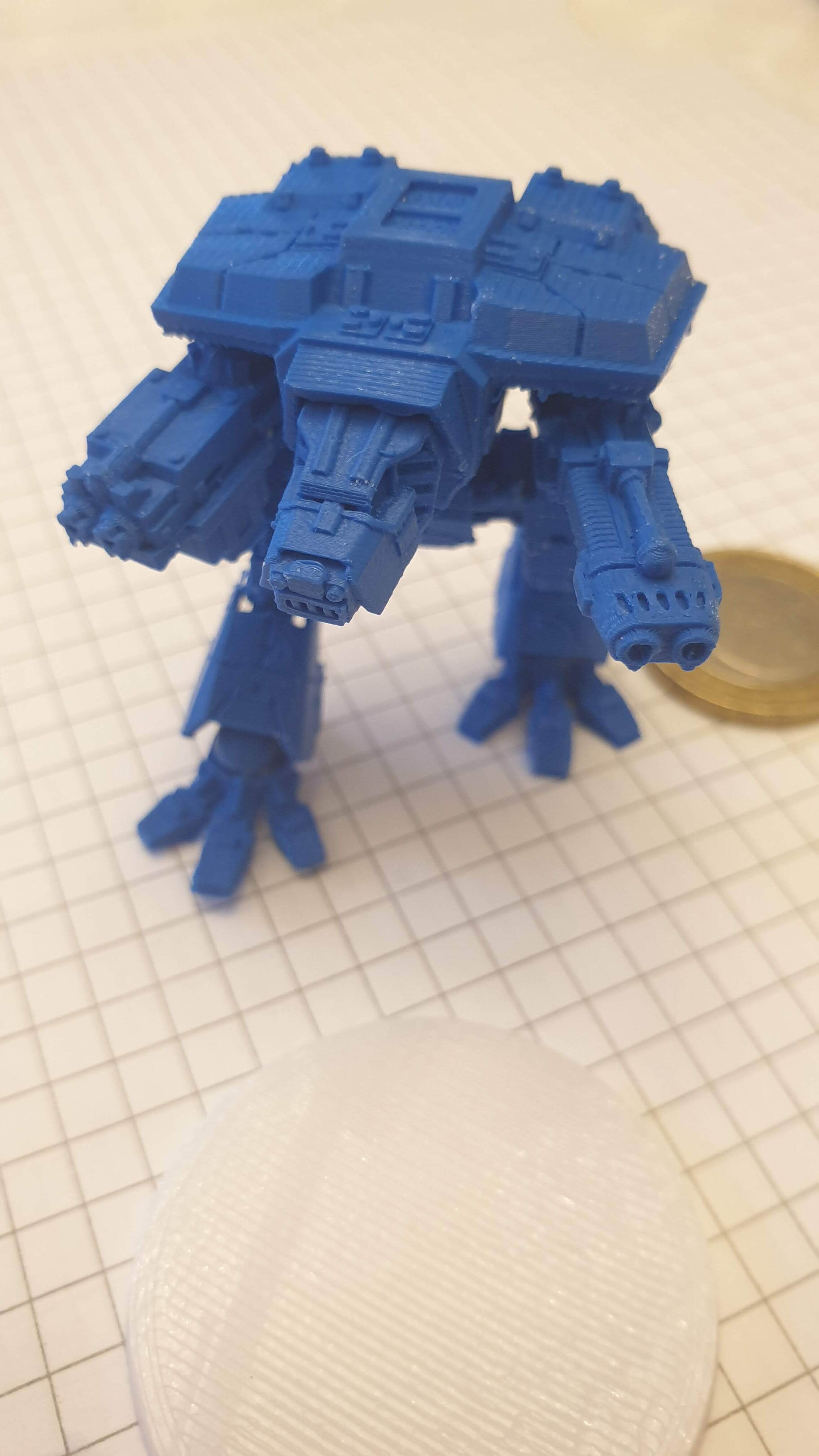 🎲 1/4" Scale Battlefox Warstrider for Human Armies・3D Print・Cults