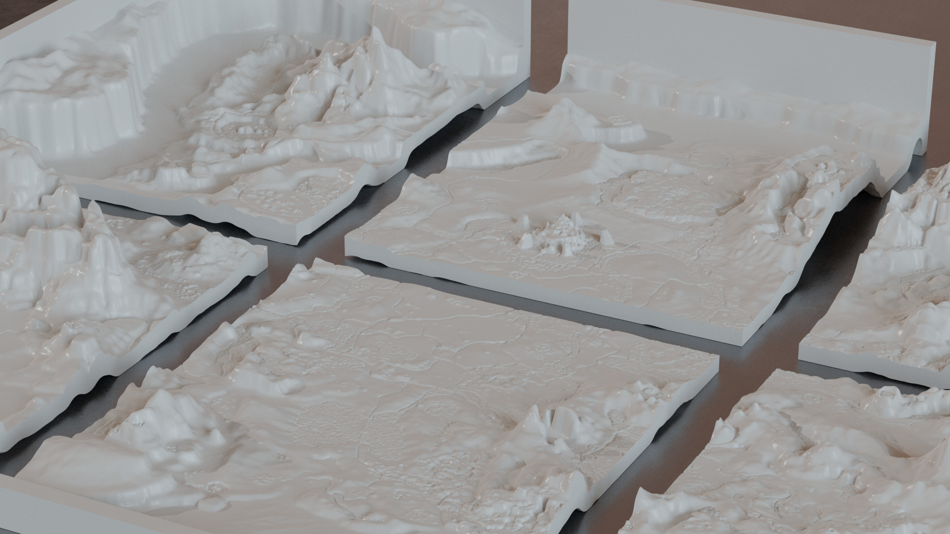 🗺️ Zelda Hyrule Relief Map Breath Of The Wild・ 3D File for ・Cults