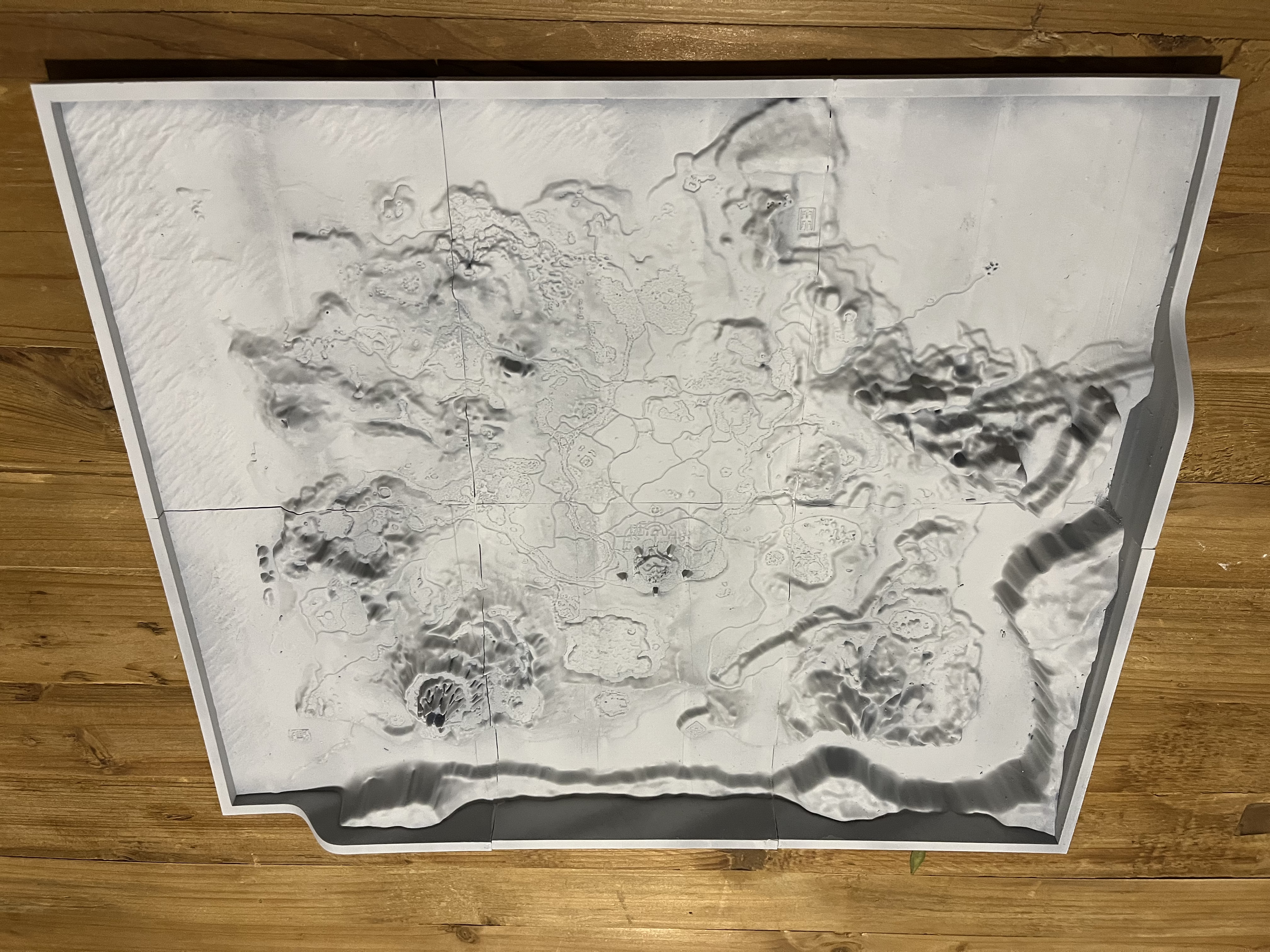 🗺️ Zelda Hyrule Relief Map Breath Of The Wild・ 3D File for ・Cults