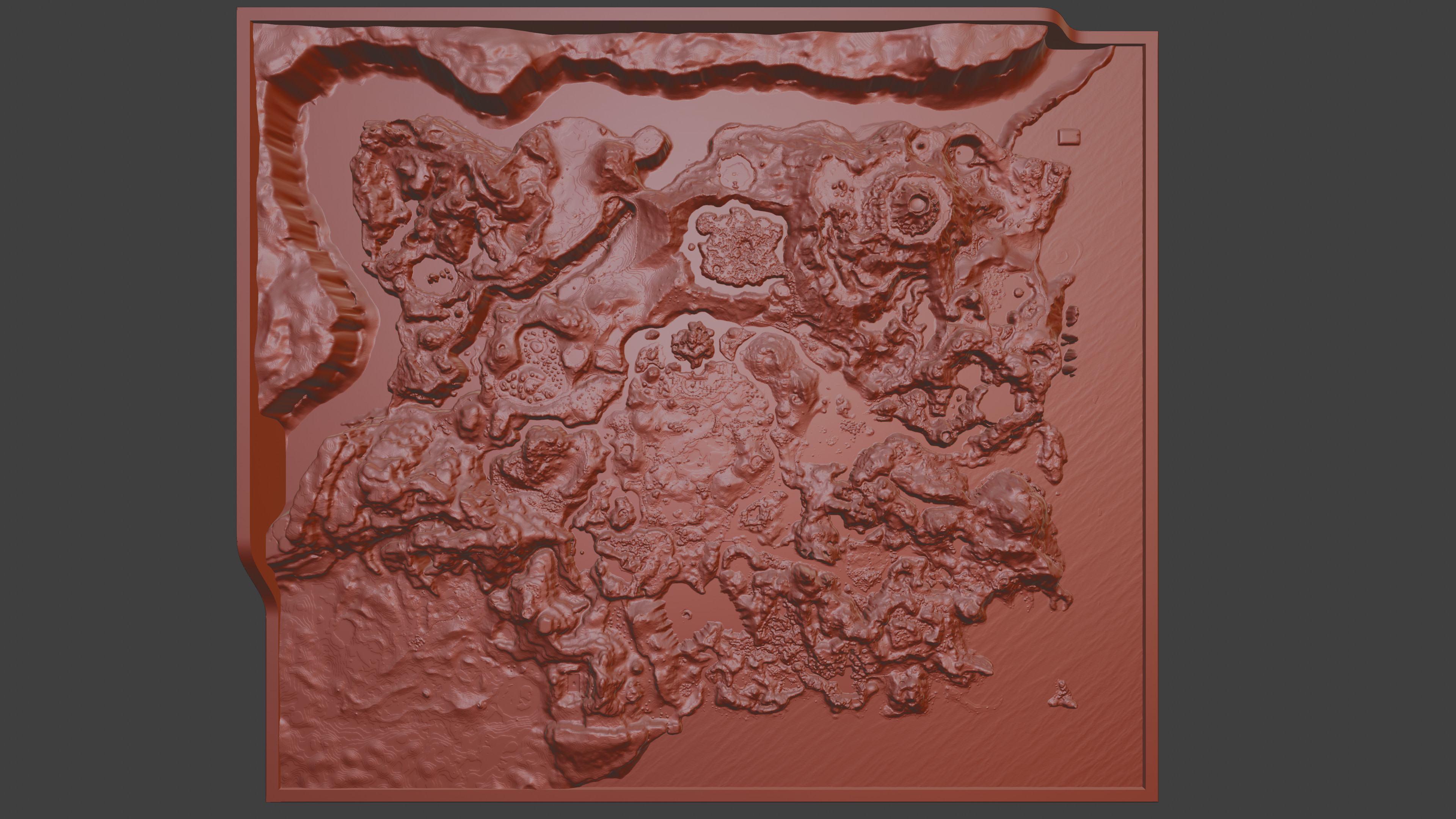🗺️ Zelda Hyrule Relief Map Breath Of The Wild・ 3D File for ・Cults