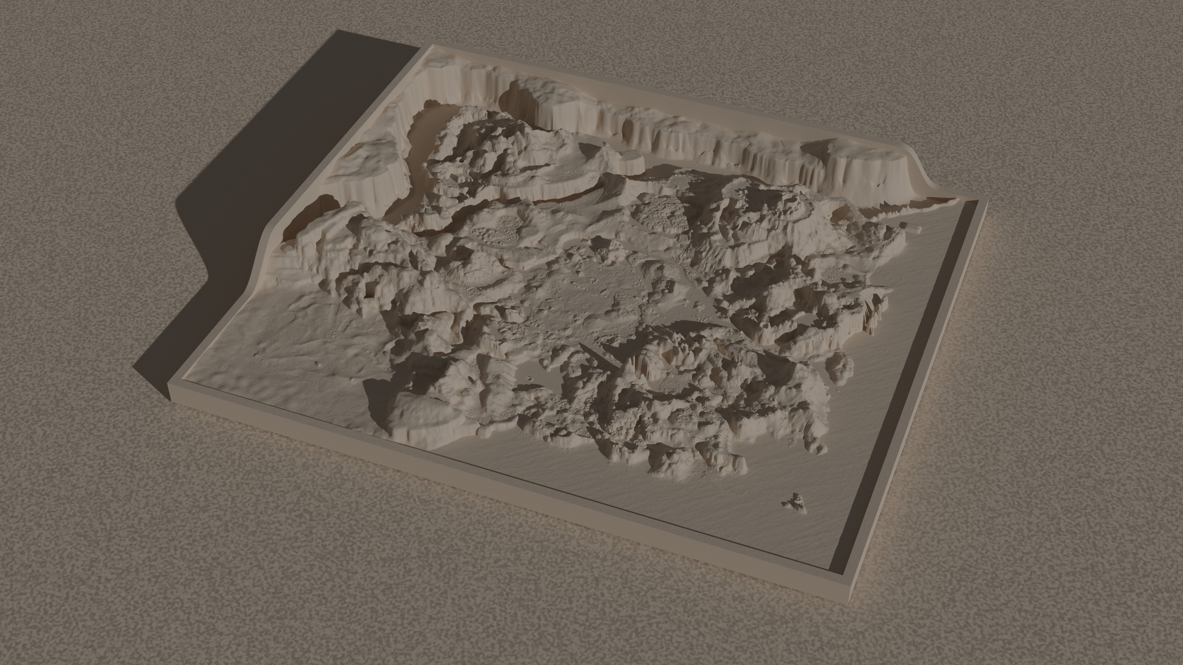 🗺️ Zelda Hyrule Relief Map Breath Of The Wild・ 3D File for ・Cults