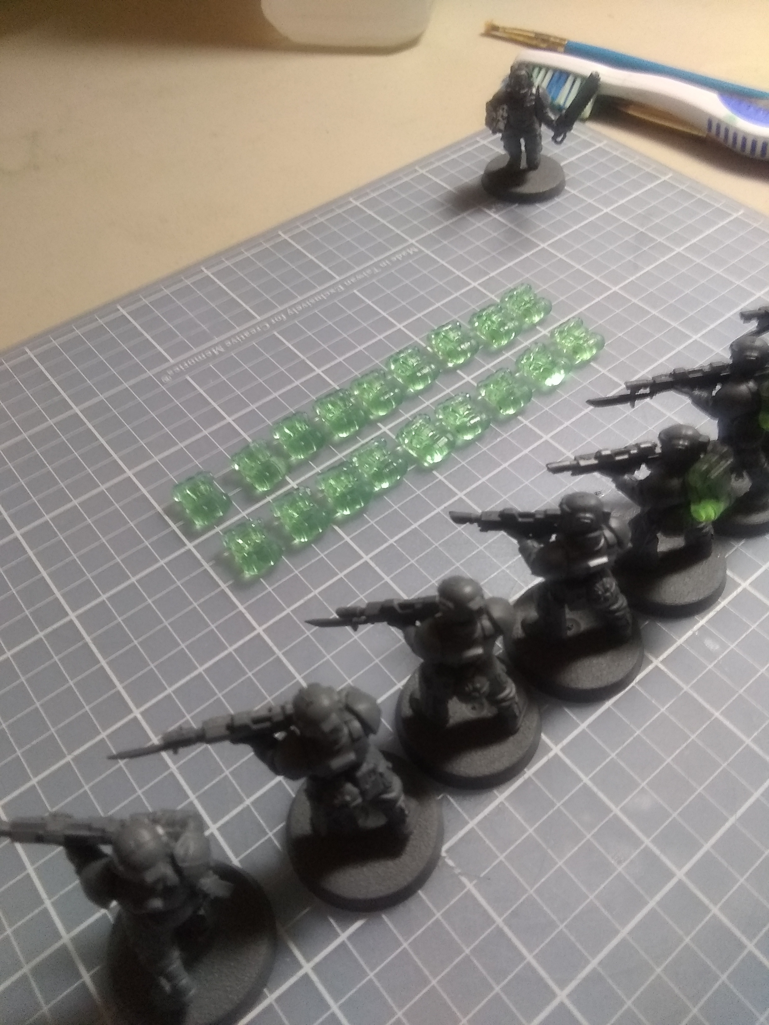 🎒 28mm 40K Infantry Backpack 11.5mm Tall・Free STL File for ・Cults