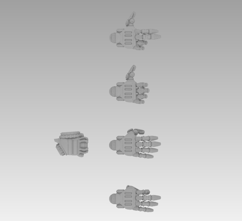 3D file Armored Fists And Gauntlets For Questing Knights 🤜 ・3D printing ...