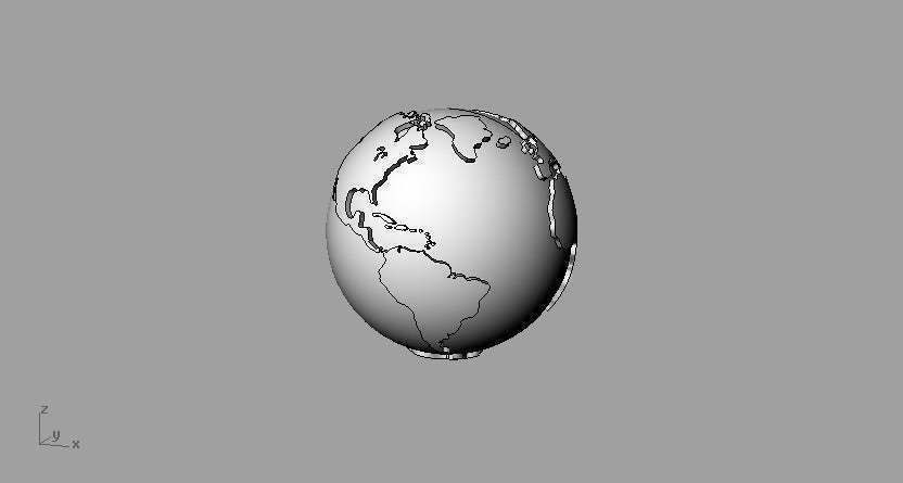 Free STL file Two Inch Hollow Earth Globe 🌍 ・Template to download and ...
