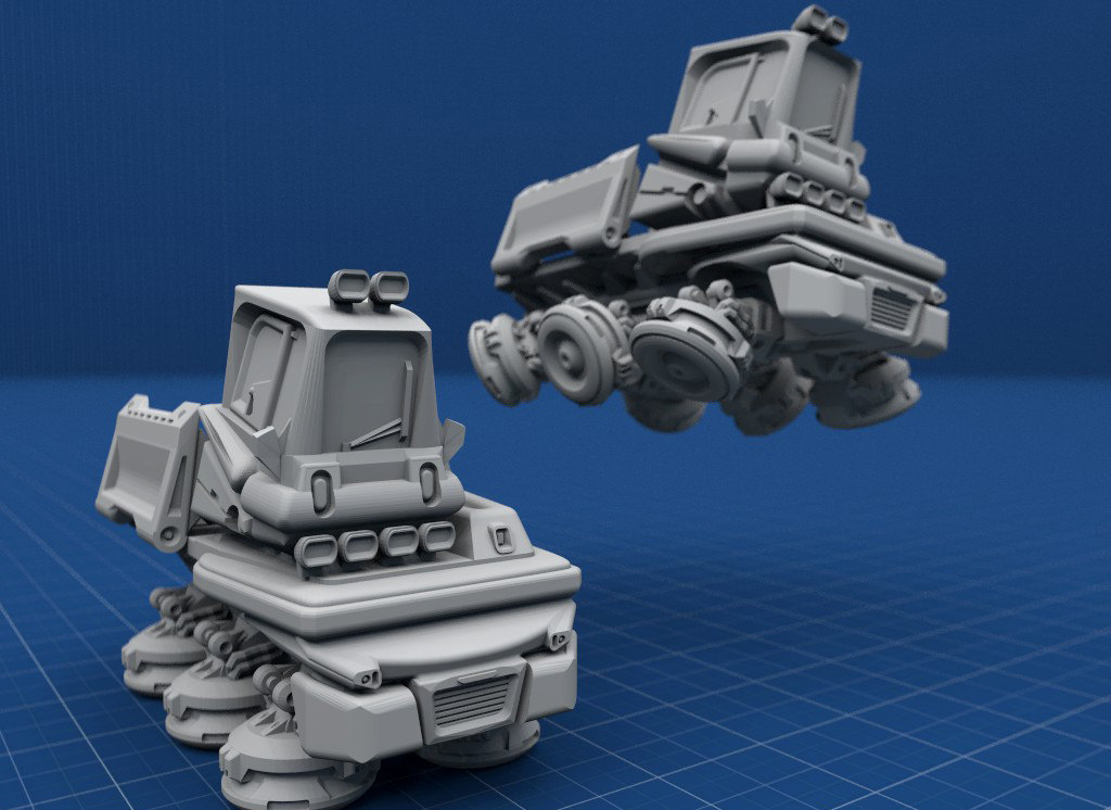♾️ SISYPHUS - SciFi transport for 28mm miniature wargamming・ 3D File ...