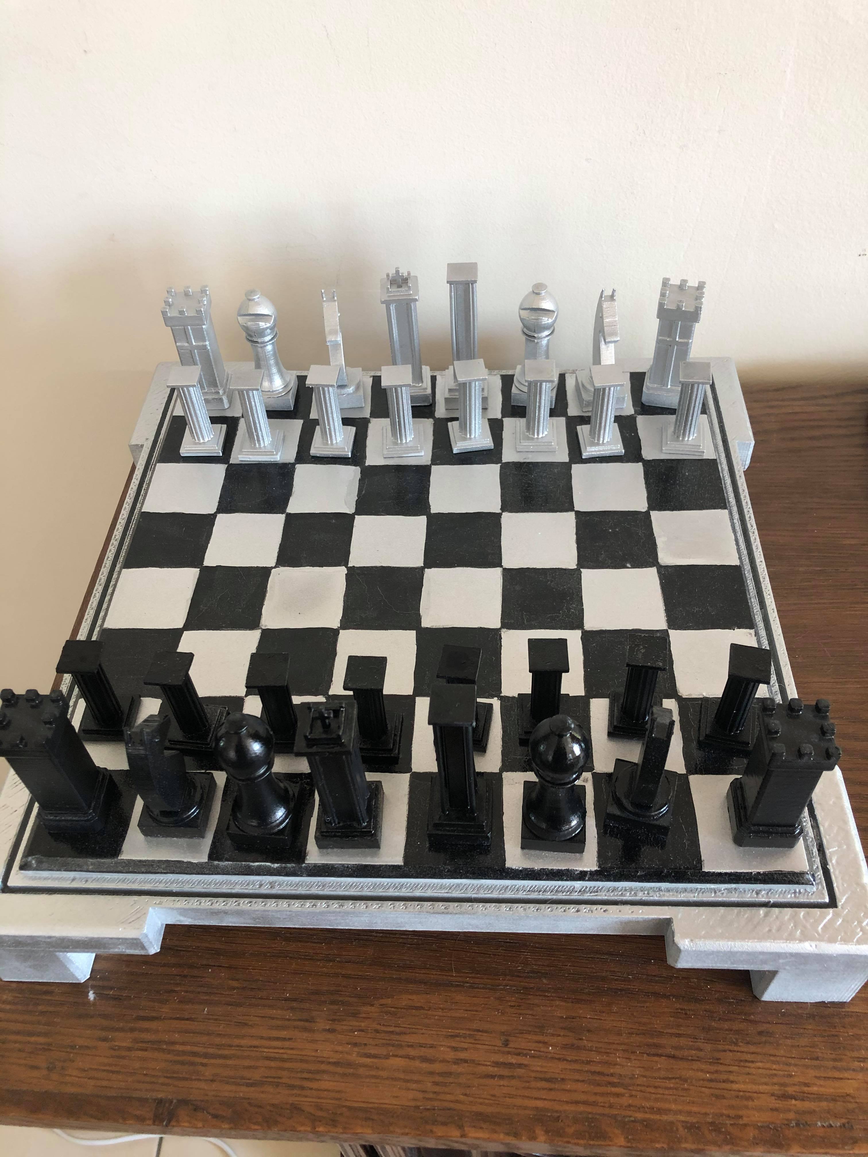 ♟️ Complete chess set・ STL File for ・Cults