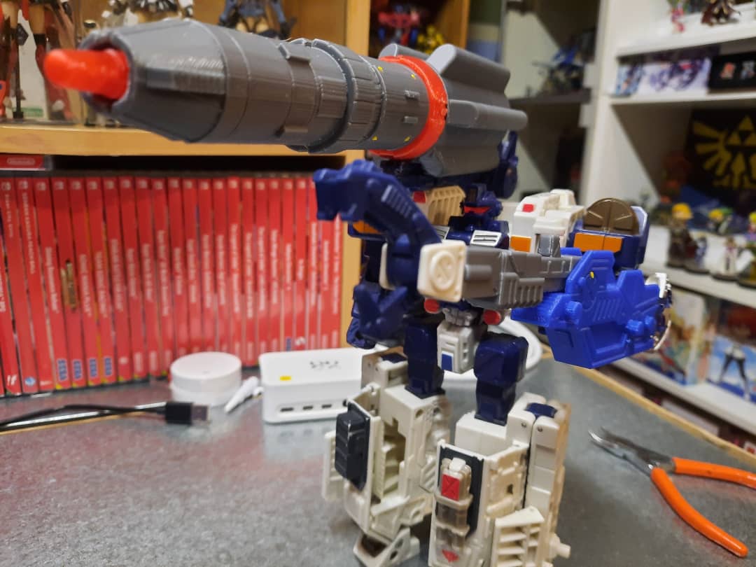 STL file Cybertron Defense Red Alert missile & arm cannon 💪 ・3D ...