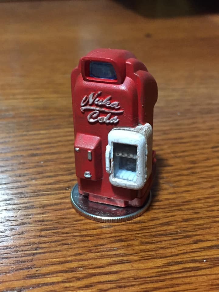Fallout Nuka-Cola Machine Porte avec fenêtre imprimé en 3D・Cults