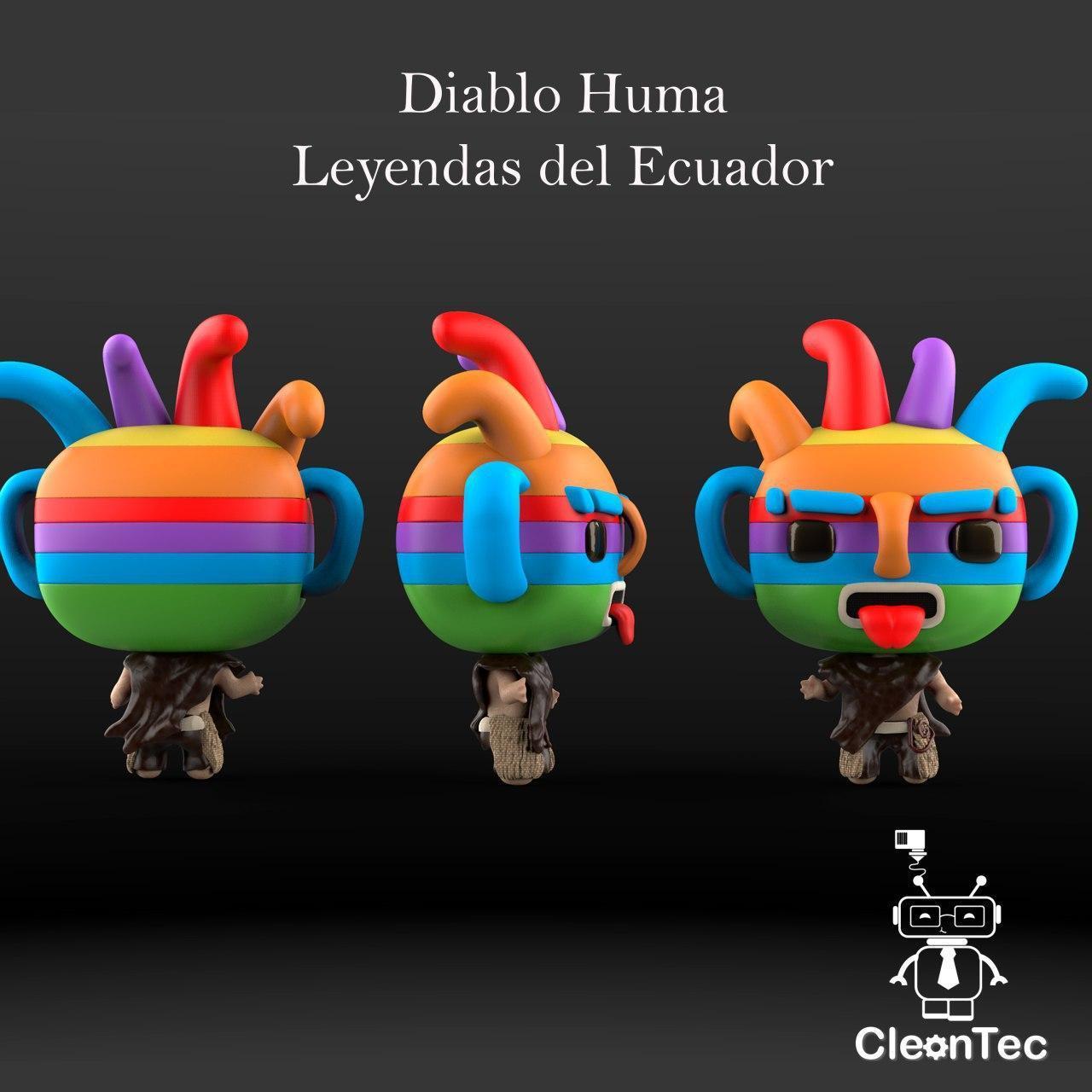 STL file Diablo Huma (Ecuador) 🇪🇨 ・3D printable model to download・Cults