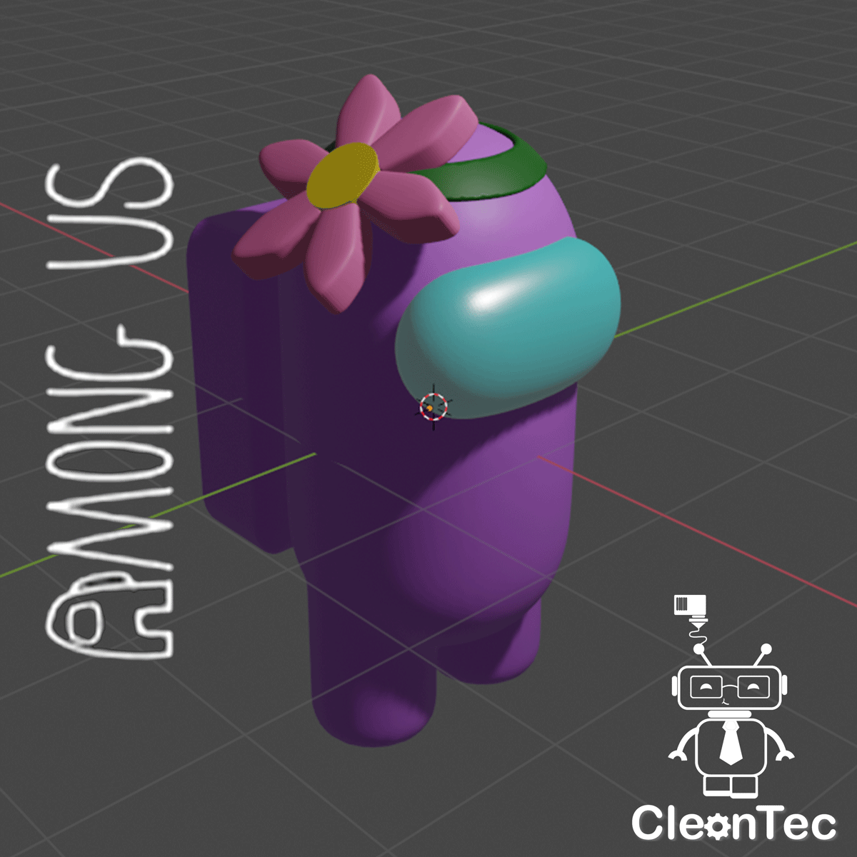 Файл 3D AMONG US ( Flower ) 💐 ・3D-печатная модель для загрузки・Cults