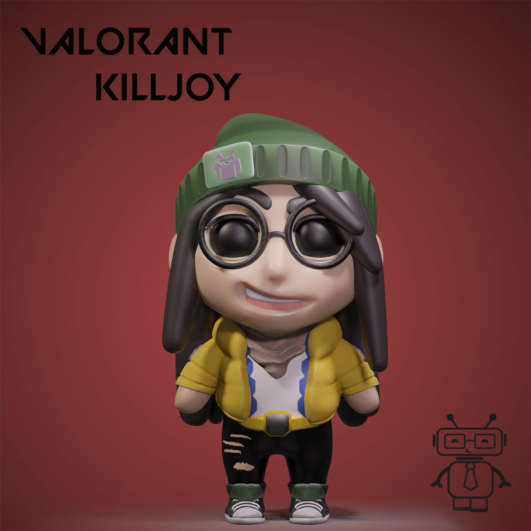 STL file KILLJOY VALORANT 🎲 ・3D printing idea to download・Cults