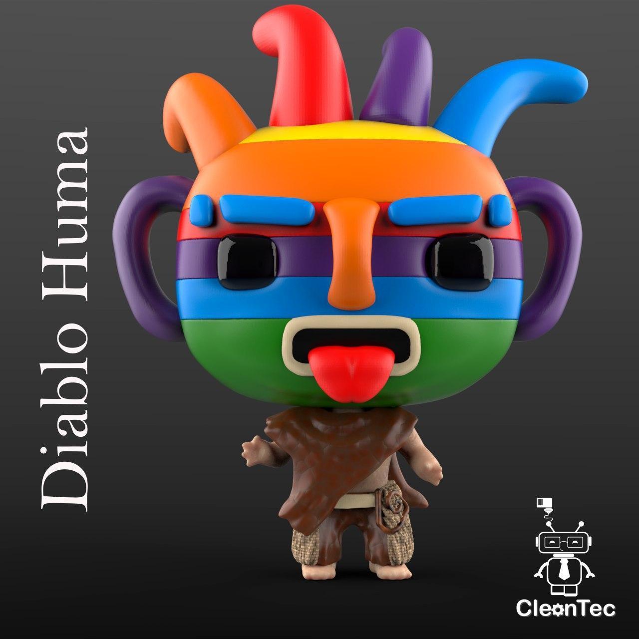 STL file Diablo Huma (Ecuador) 🇪🇨 ・3D printable model to download・Cults
