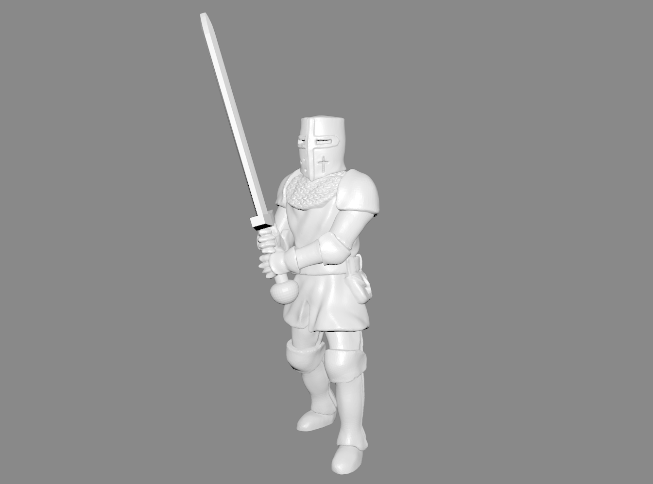 🎲 Knight Miniature・Free STL File for ・Cults