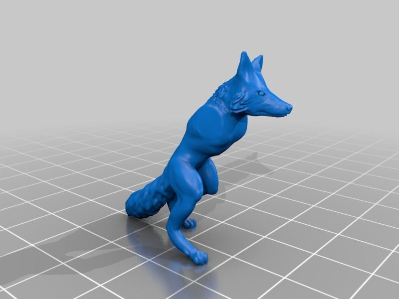 🎲 Foxmen: Foxman Warrior Miniatures・Free STL File for ・Cults
