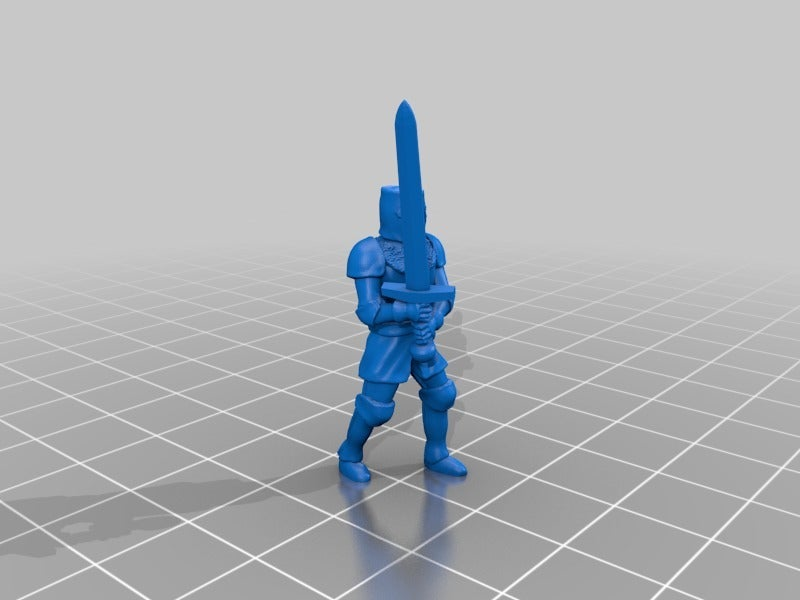 🎲 Knight Miniature・Free STL File for ・Cults