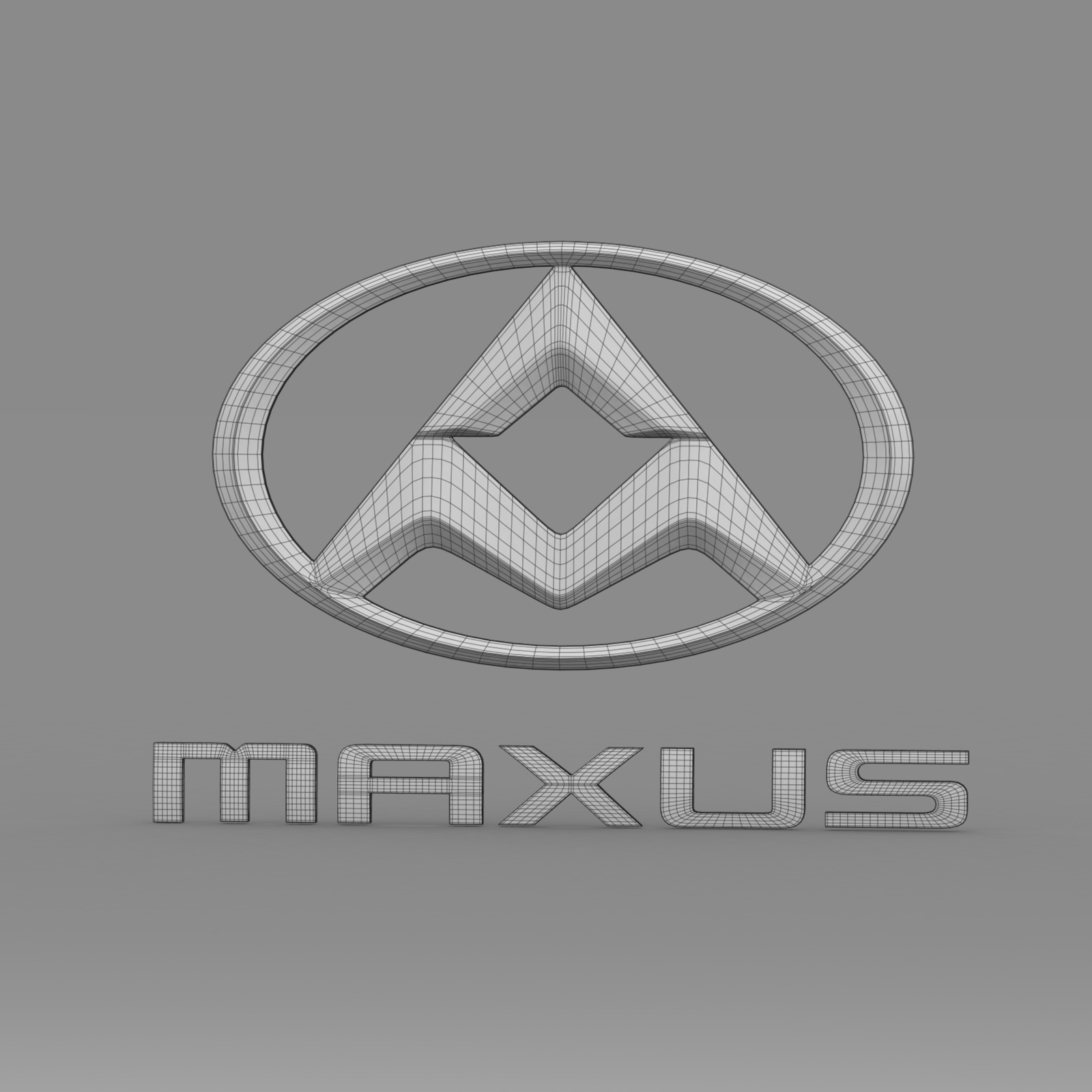 STL-Datei maxus logo 🚗 (OBJ)・3D-Drucker-Vorlage zum herunterladen・Cults
