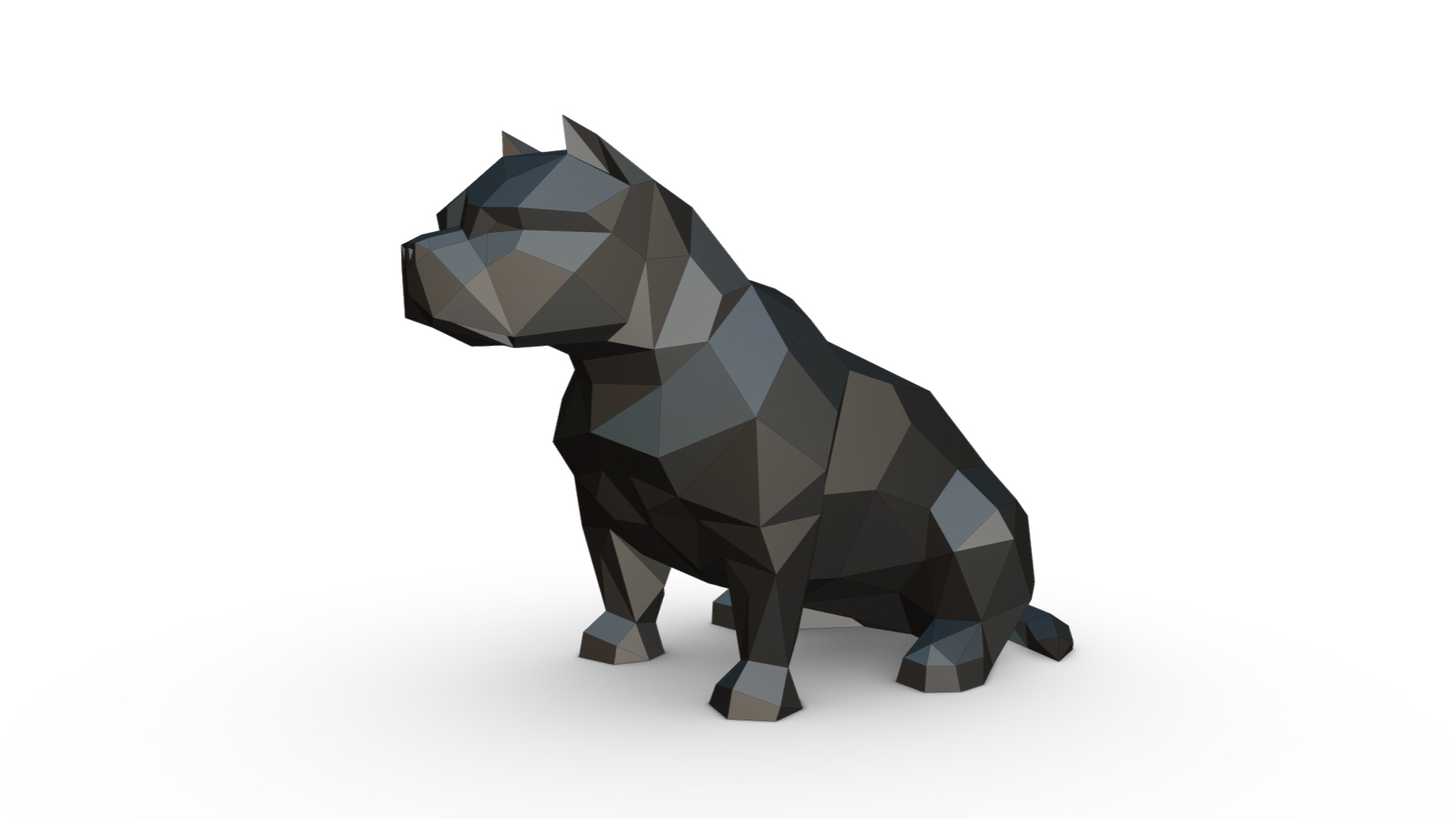 STL file American Bully 🐕・Model to download and 3D print・Cults