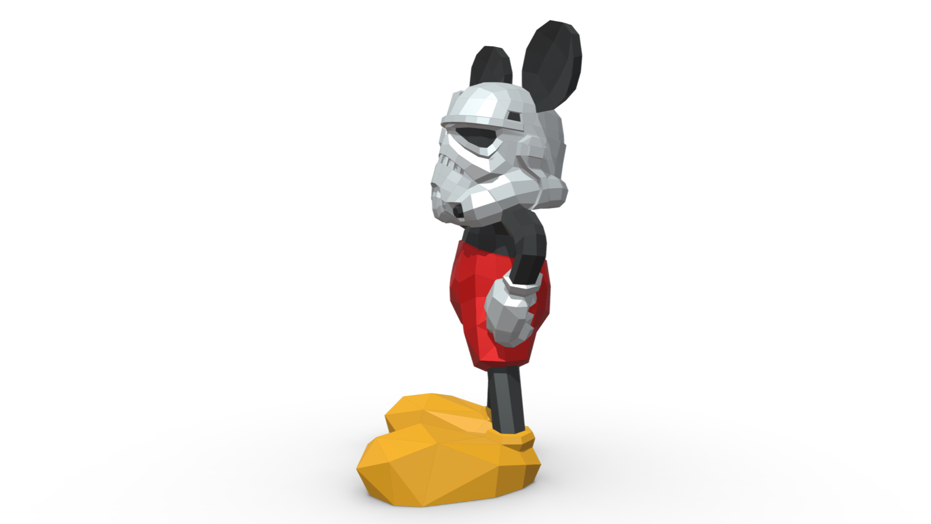 STL file Mickey Mouse stormtrooper 🐁 (OBJ)・3D printable design to ...