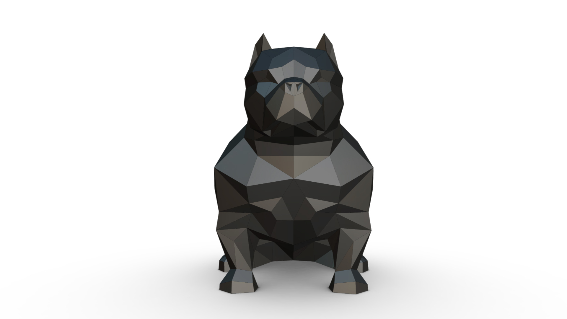 STL file American Bully 🐕・Model to download and 3D print・Cults