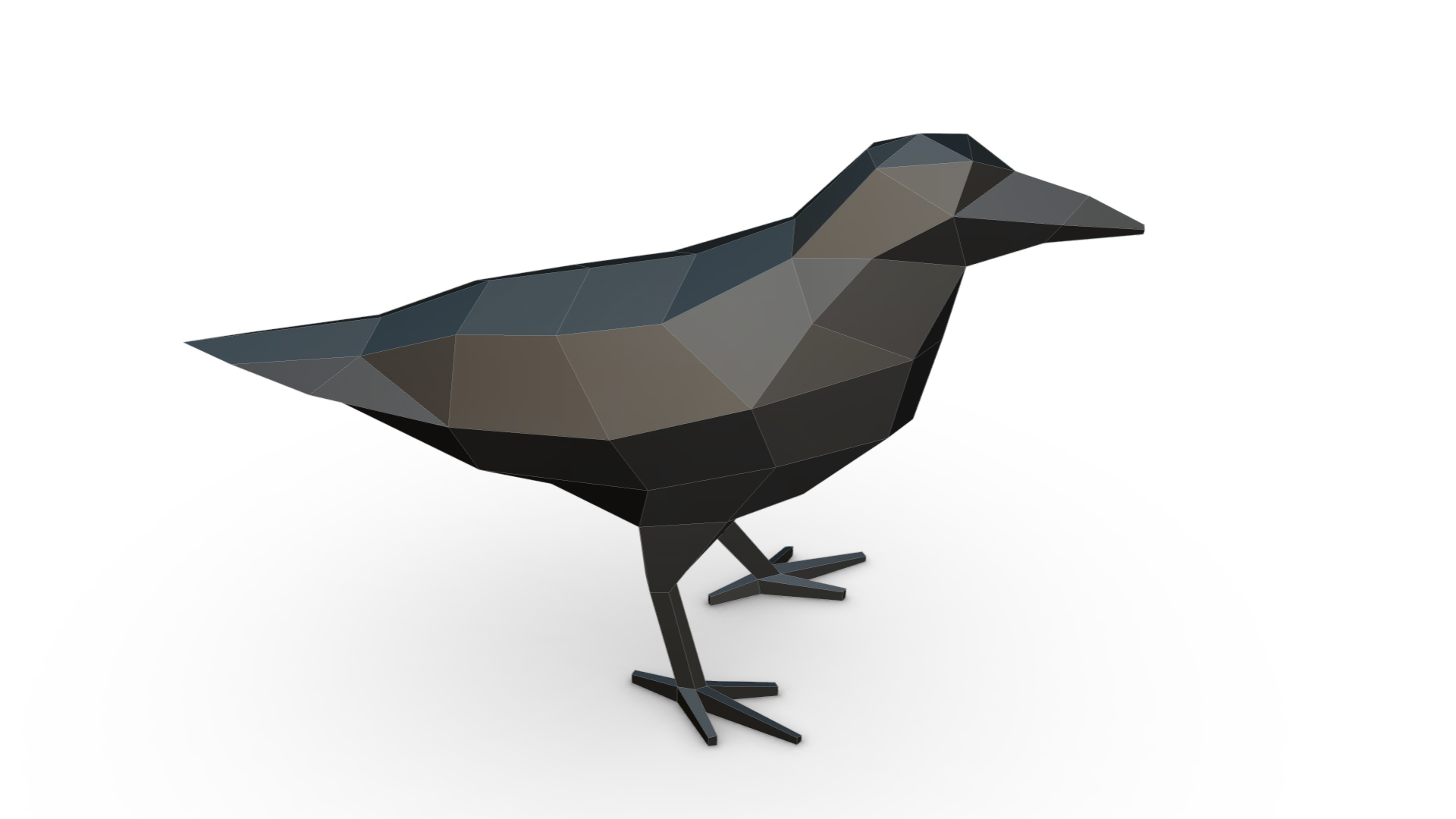 Fichier STL figure de corbeau 2 🐦 (OBJ)・Objet imprimable en 3D à ...