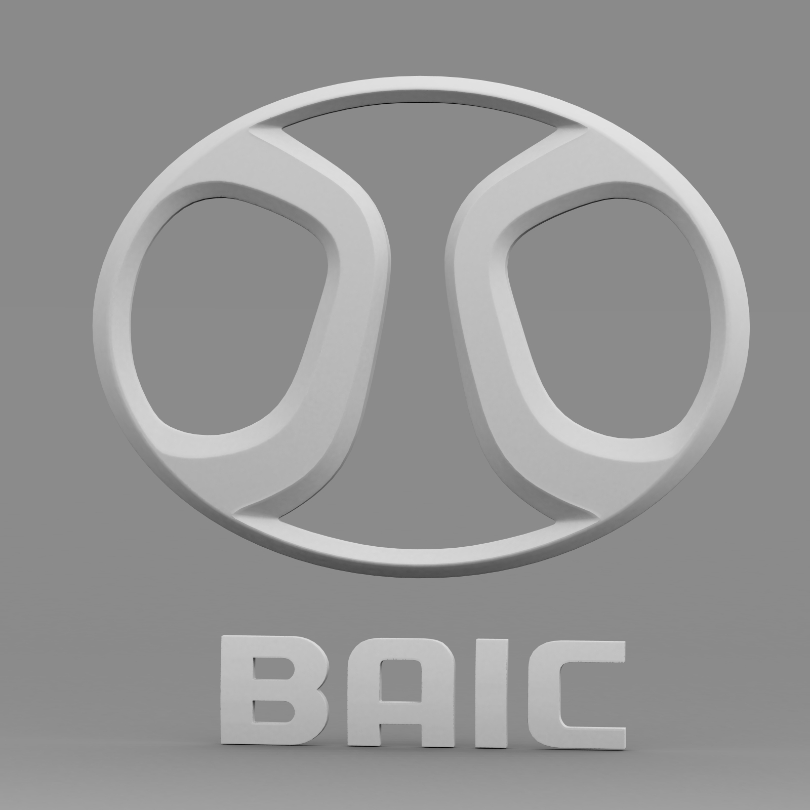 STL-Datei baic logo 🚗 (OBJ)・Vorlage für 3D-Druck zum herunterladen・Cults