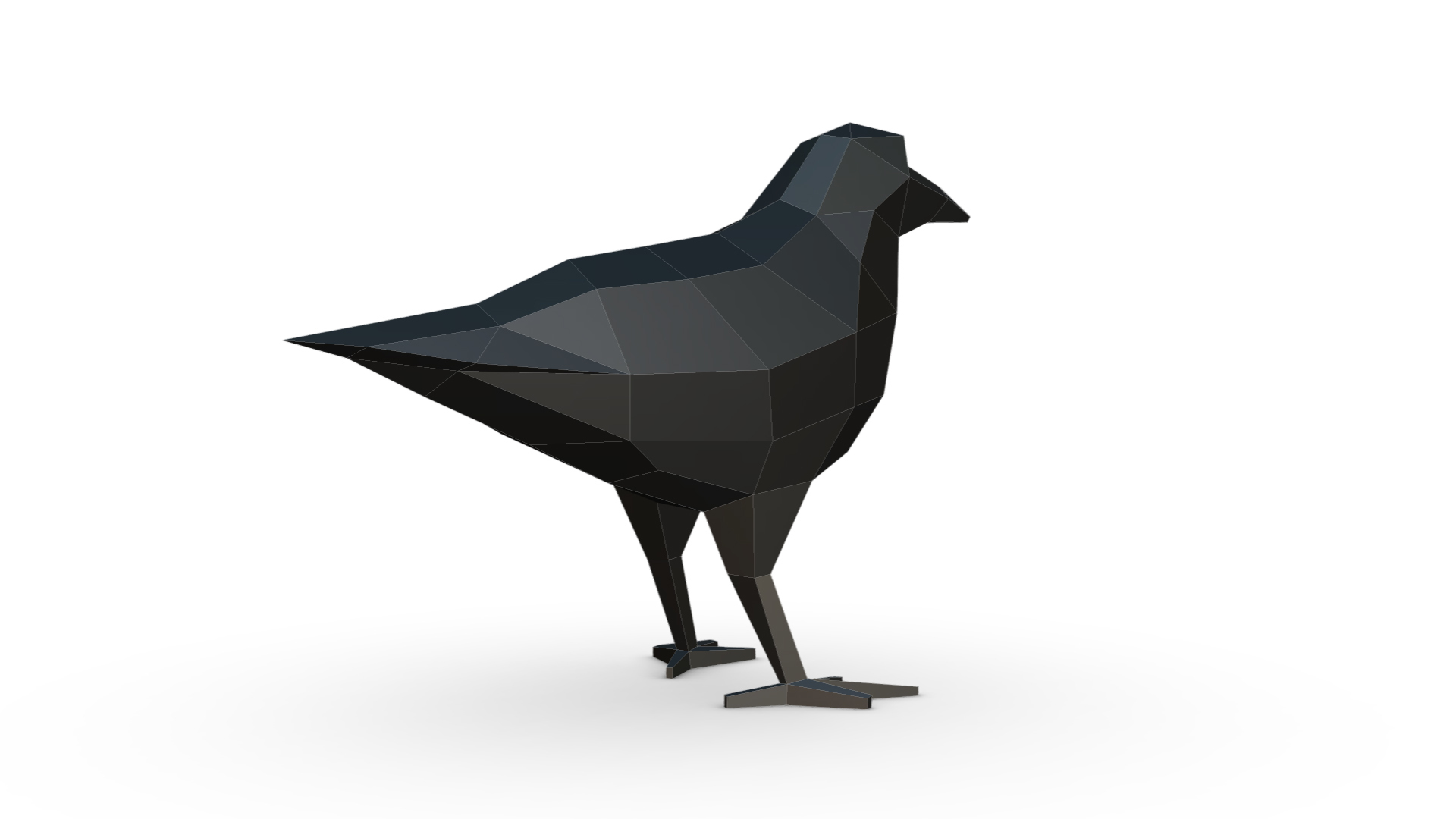 Fichier STL figure de corbeau 2 🐦 (OBJ)・Objet imprimable en 3D à ...