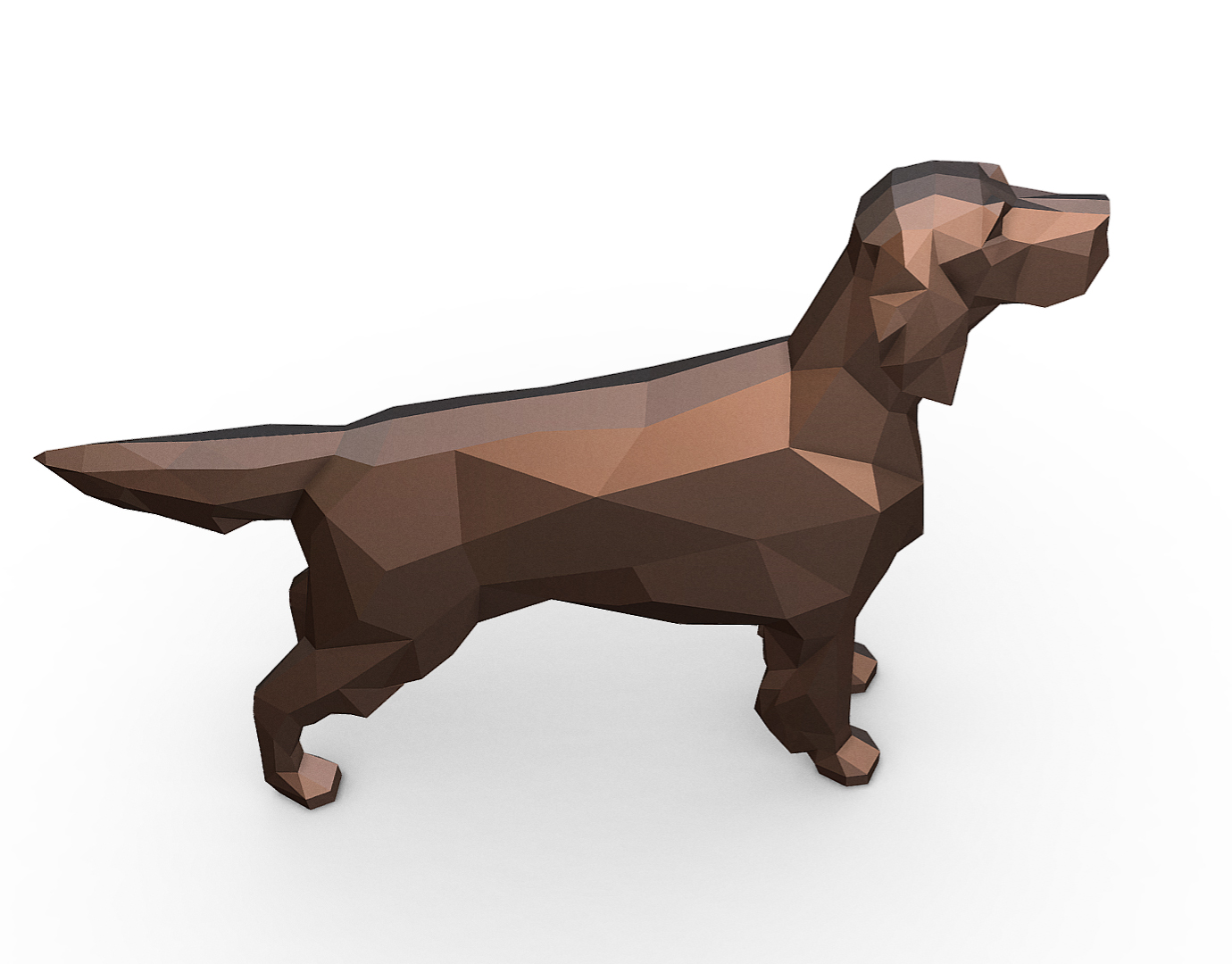 STL file english setter 🐕 (OBJ)・Design to download and 3D print・Cults