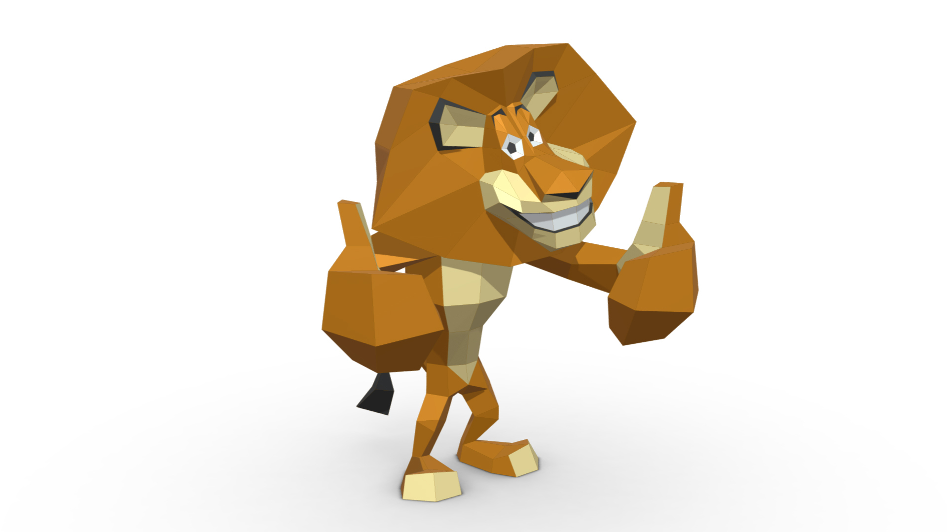 3D file lion Alex 🦁 ・3D print model to download・Cults
