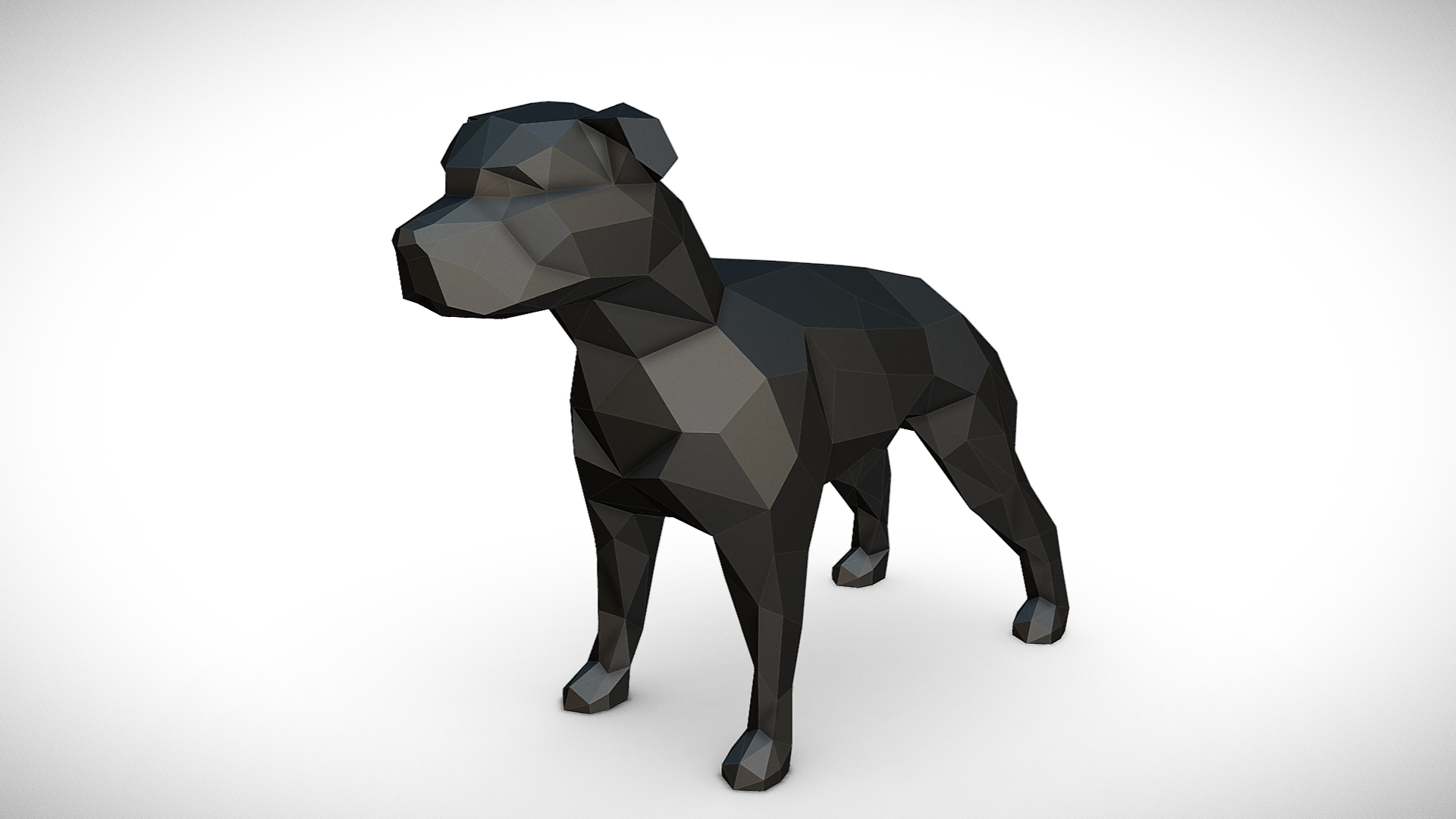 STL file staffy staffordshire bull terrier 🐂 (OBJ)・Design to download ...