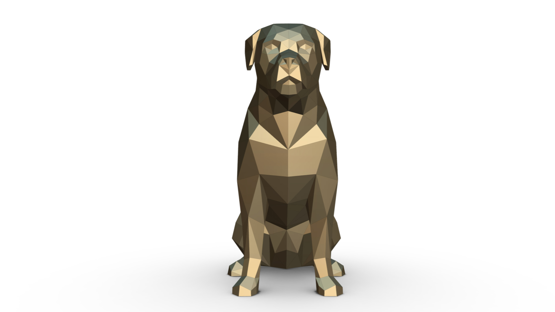 STL file Sitting Rottweiler 🐕 (OBJ)・3D printer model to download・Cults