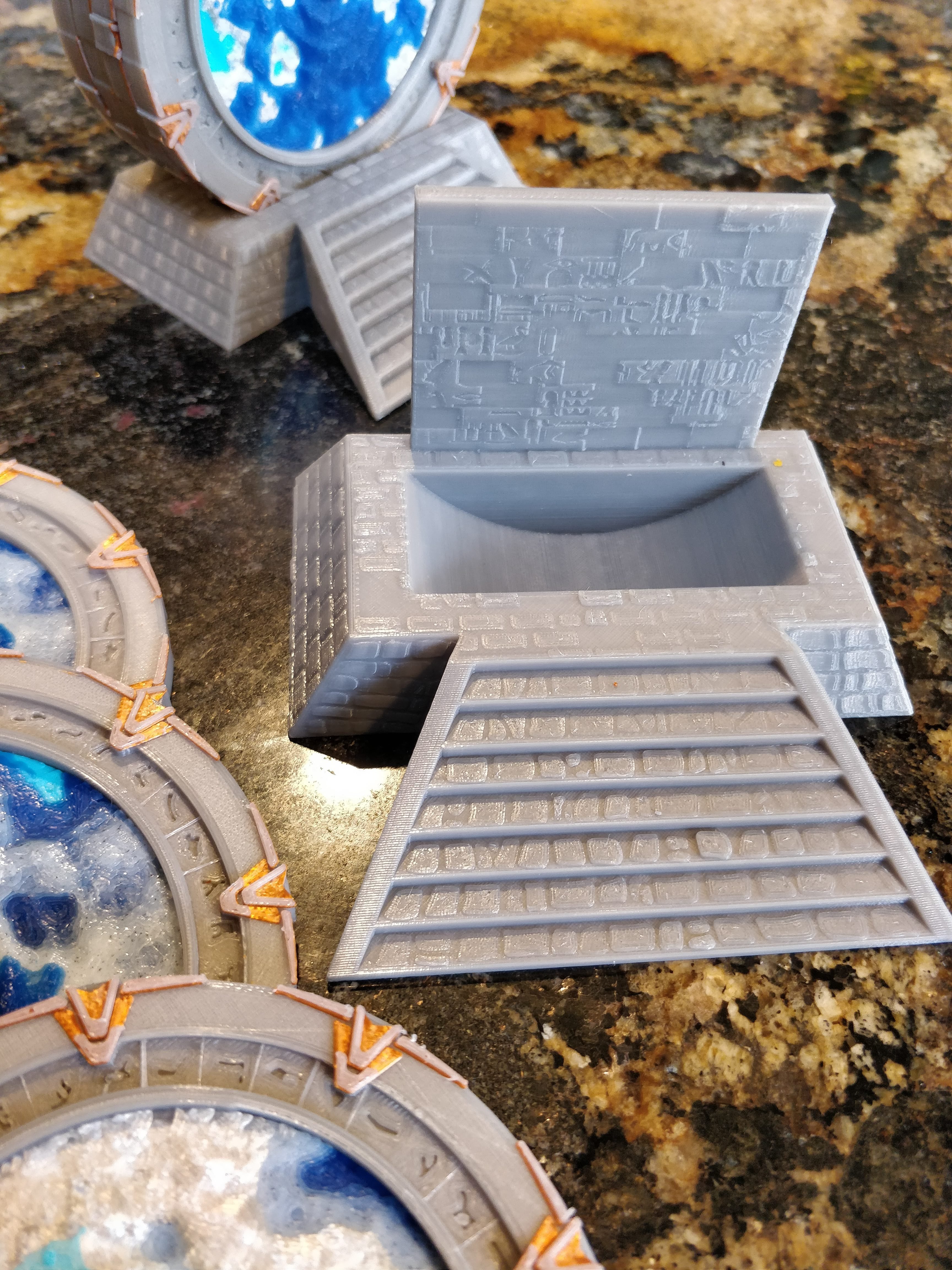 3D print Stargate Multicolor Coaster・Cults